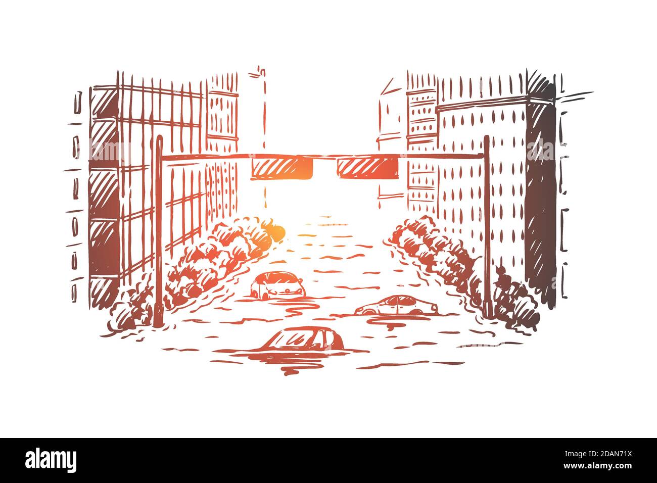 Floods Sketch