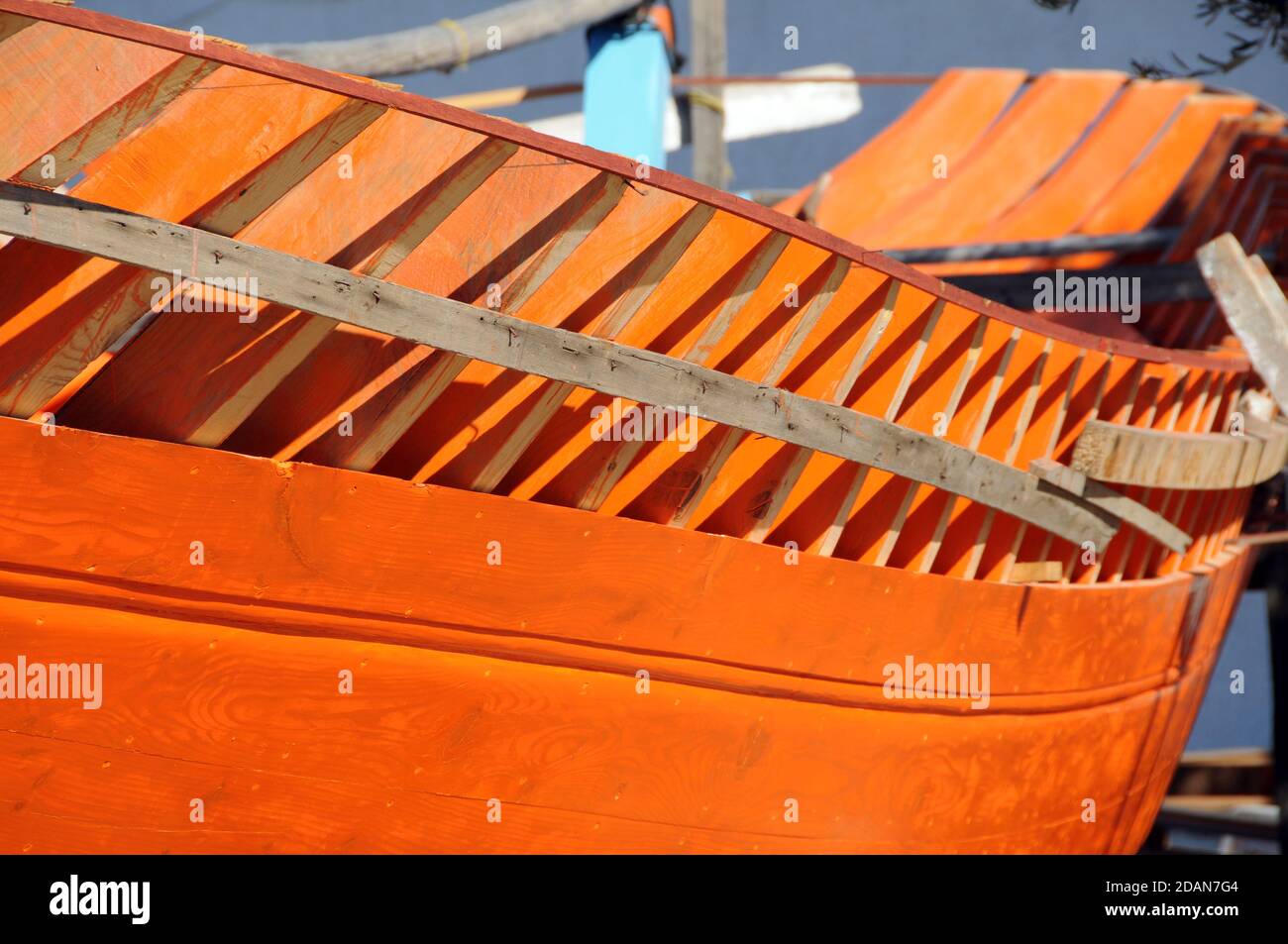 The birth of a traditional wooden Greek fishing boat, Koilada, Argolid ...