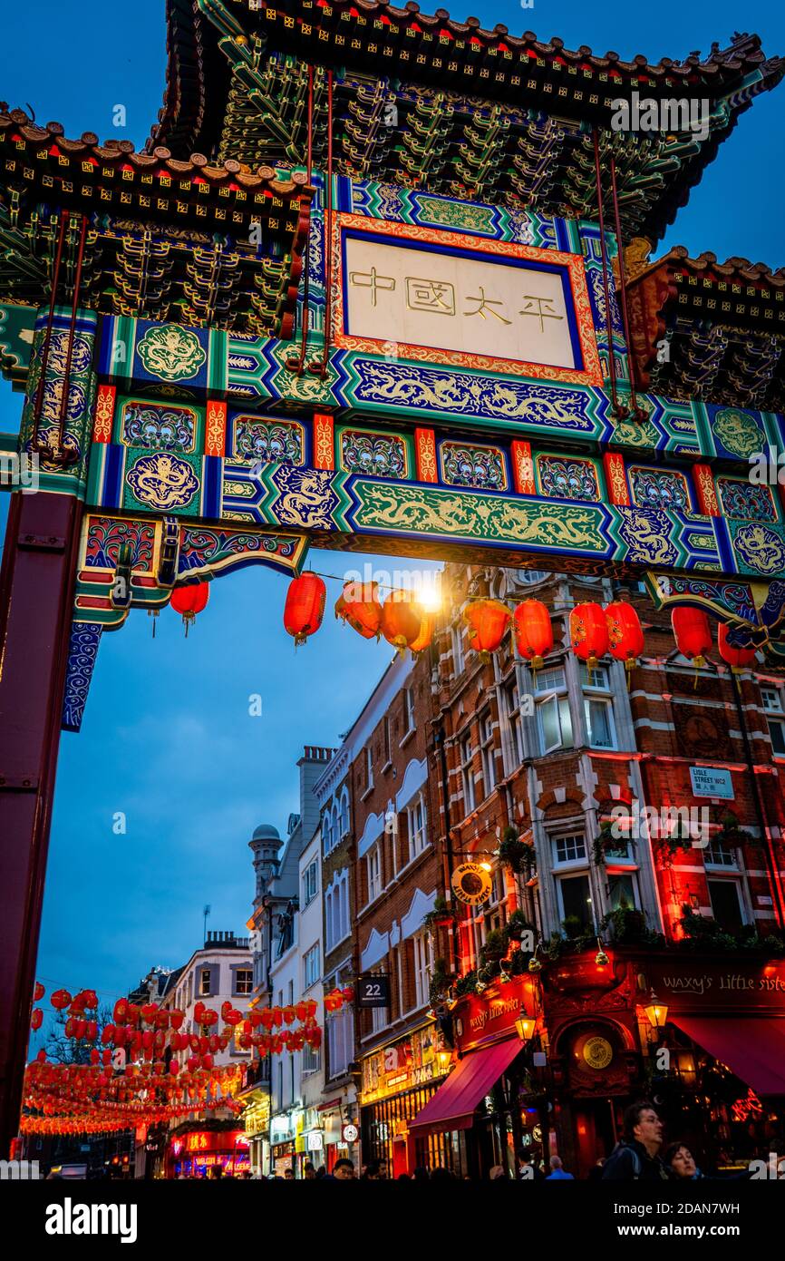 London Chinatown Night High Resolution Stock Photography and Images - Alamy