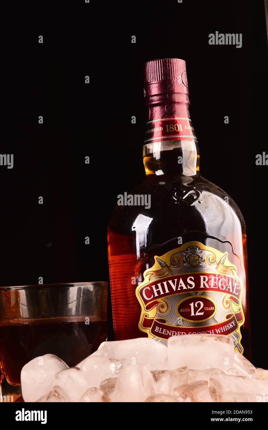 Chivas Regal whisky on studio shot Stock Photo - Alamy