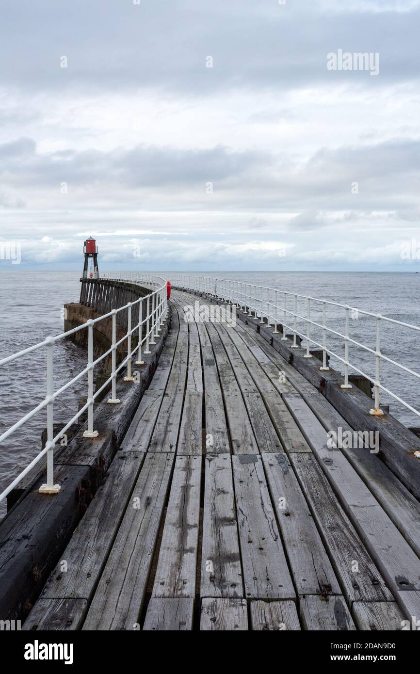 Pier, Whitby, North Yorkshire, UK Stock Photo - Alamy