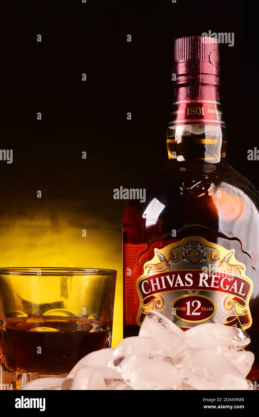 Chivas Regal whisky on studio shot Stock Photo - Alamy