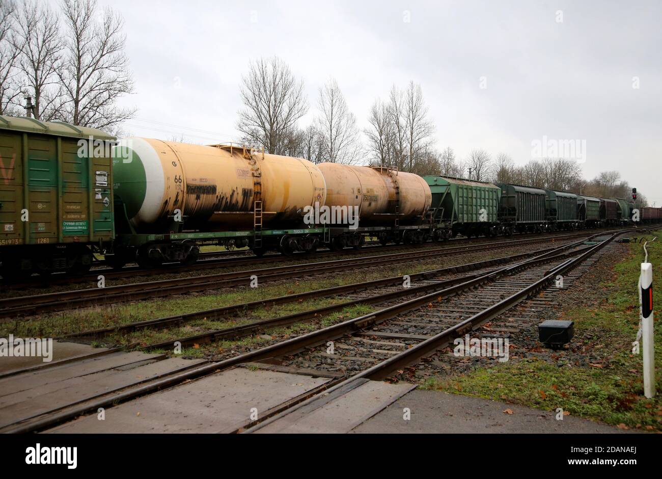 Lithuanian railway station hi-res stock photography and images - Alamy