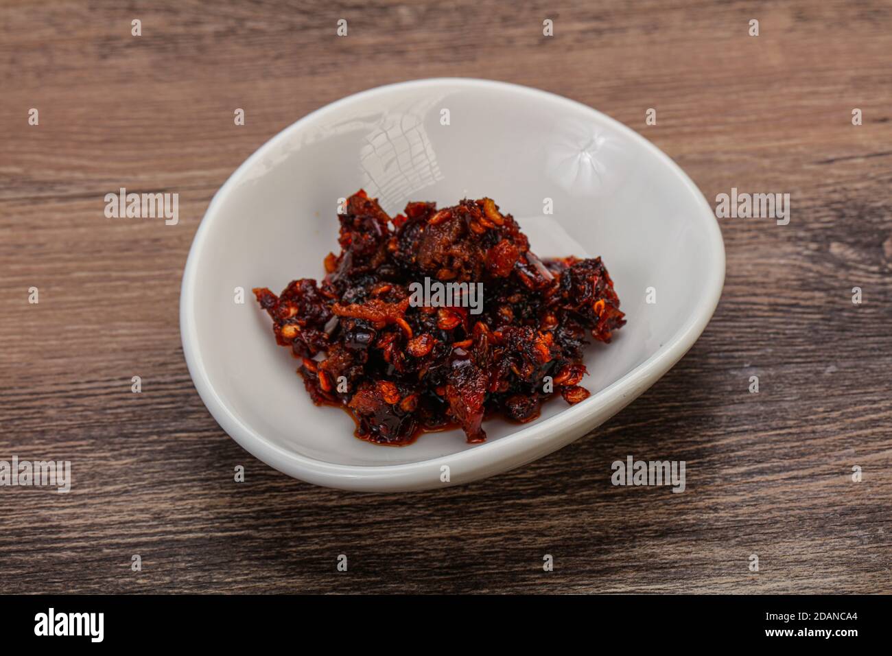 Vietnamese Fried chili pepper sauce with oil Stock Photo - Alamy
