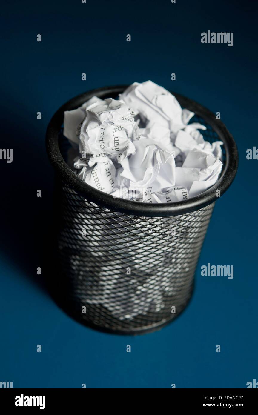 Waste Paper Bin High Resolution Stock Photography and Images - Alamy
