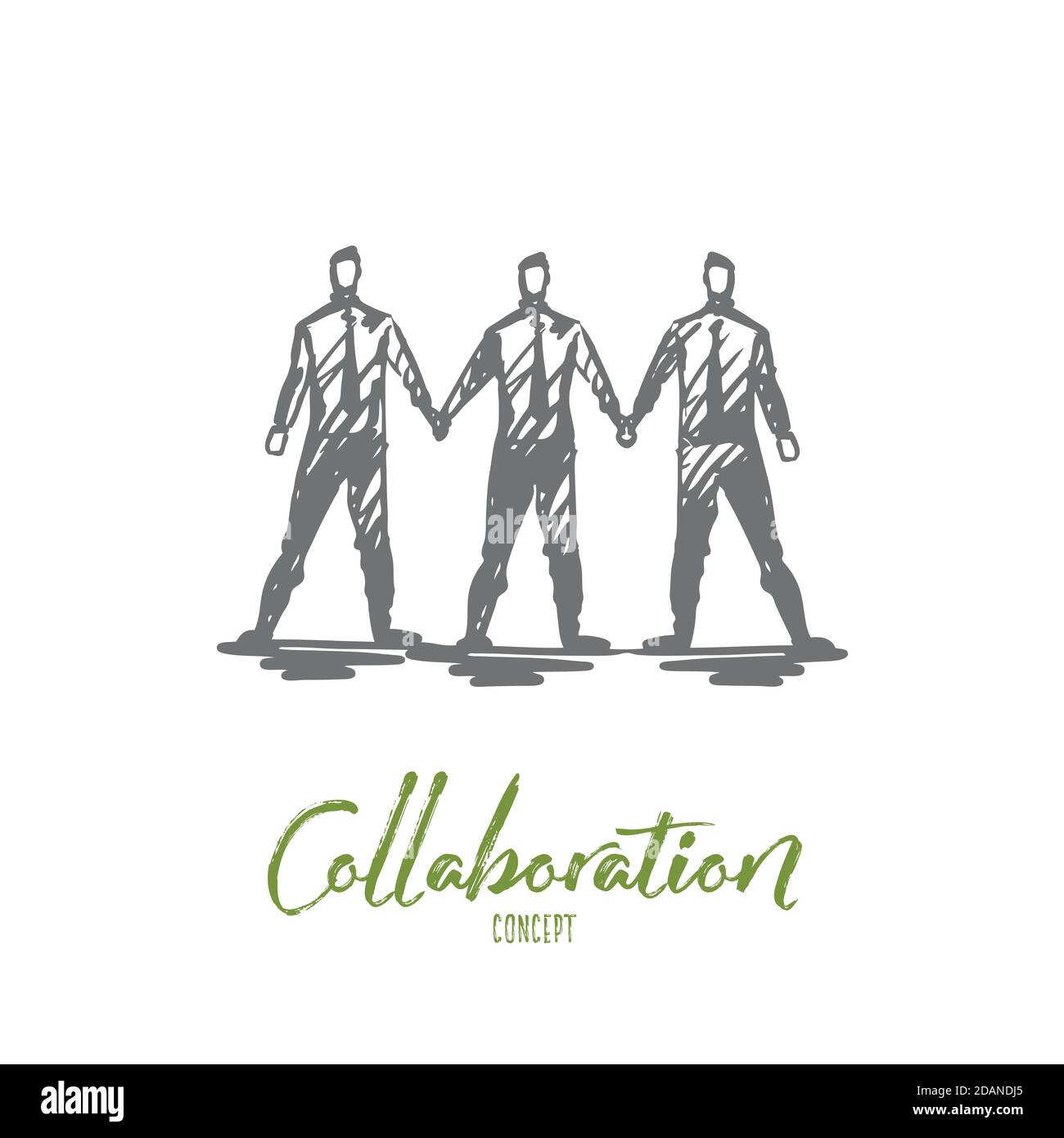 Team, collaboration, teamwork, partnership, business concept. Hand ...