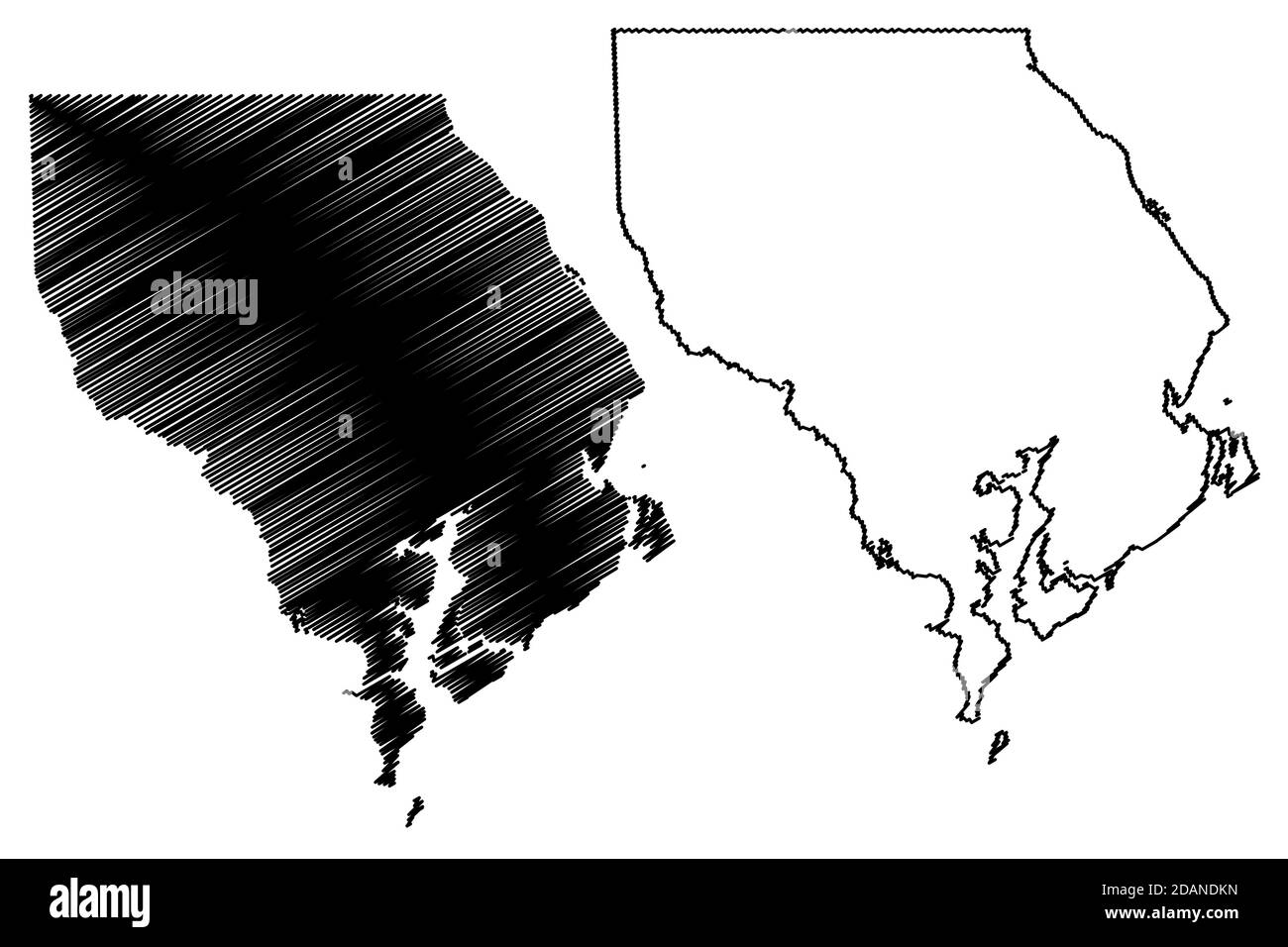 Vector map of harford hi-res stock photography and images - Alamy