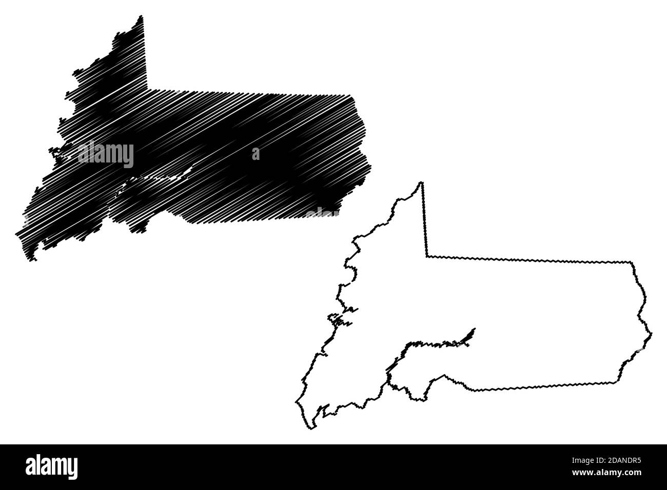 Wicomico county map Black and White Stock Photos & Images - Alamy