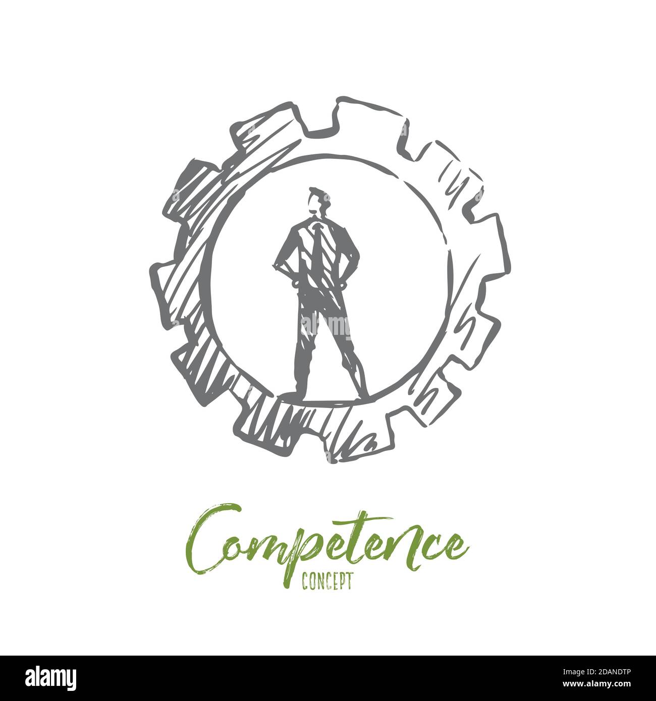 Competent manager Stock Vector Images - Alamy