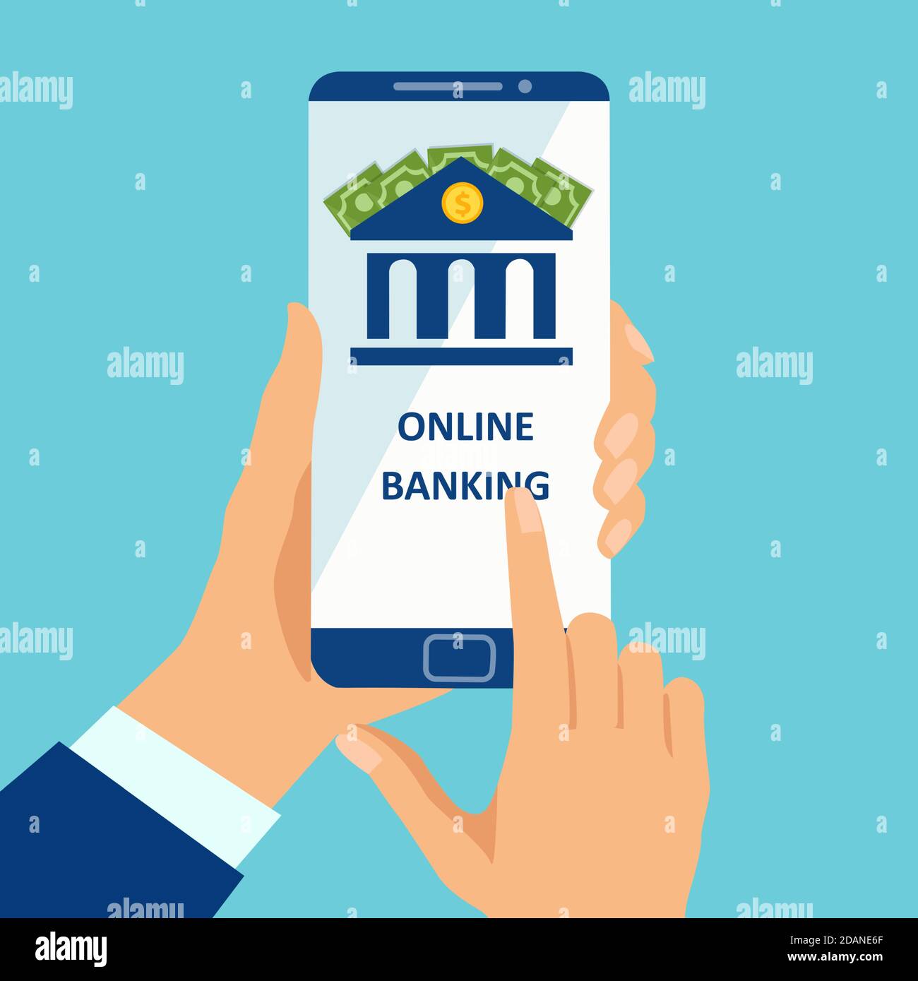 Online Banking Clipart