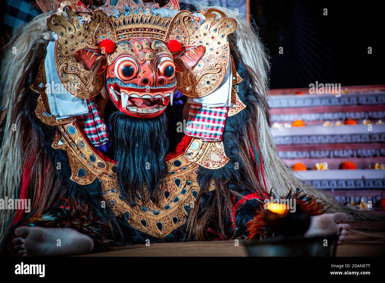 Barong demon in south asian dance Stock Photo - Alamy