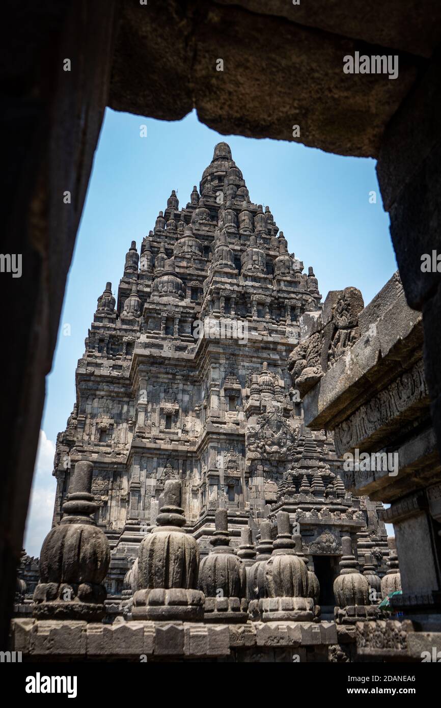 ancient prambanan temple in indonesia Stock Photo - Alamy