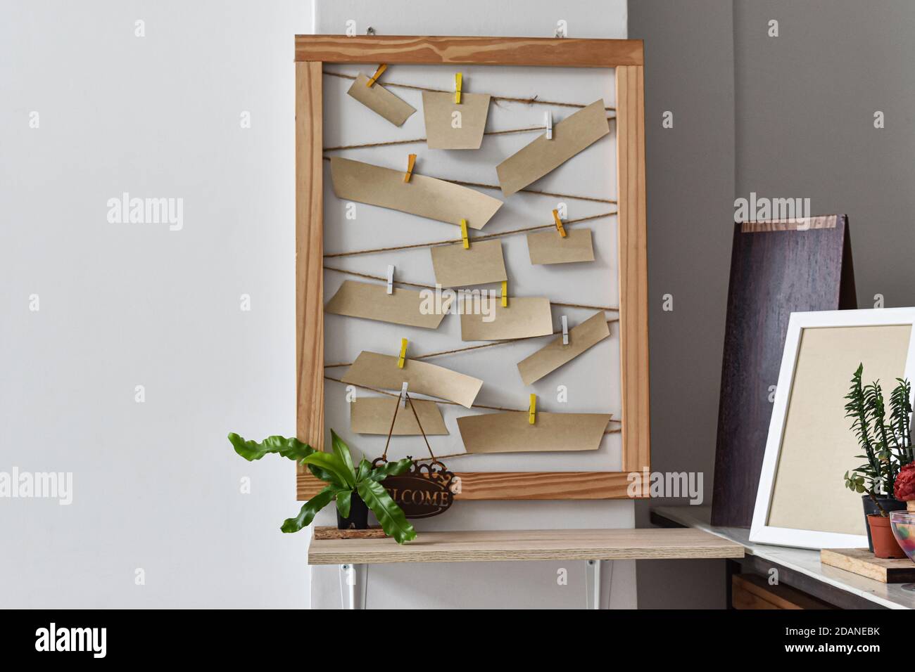 Brown hanging sheet hi-res stock photography and images - Alamy