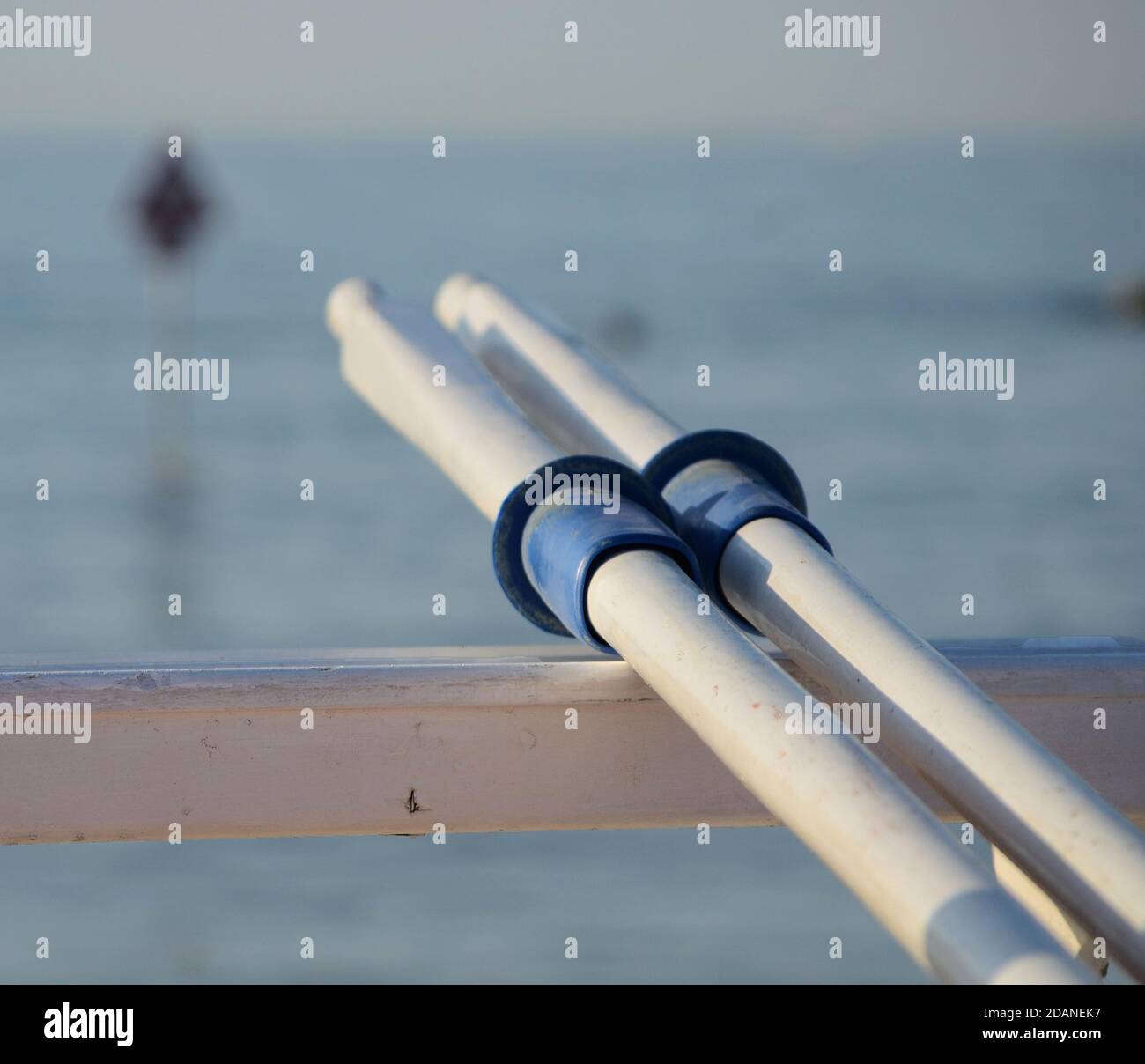two white rowboat under the summer sun Stock Photo - Alamy