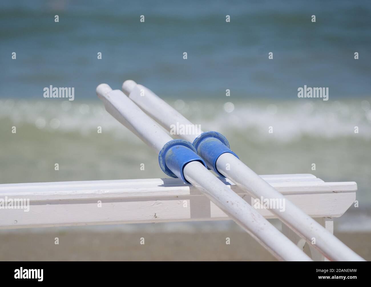 two white rowboat under the summer sun Stock Photo - Alamy