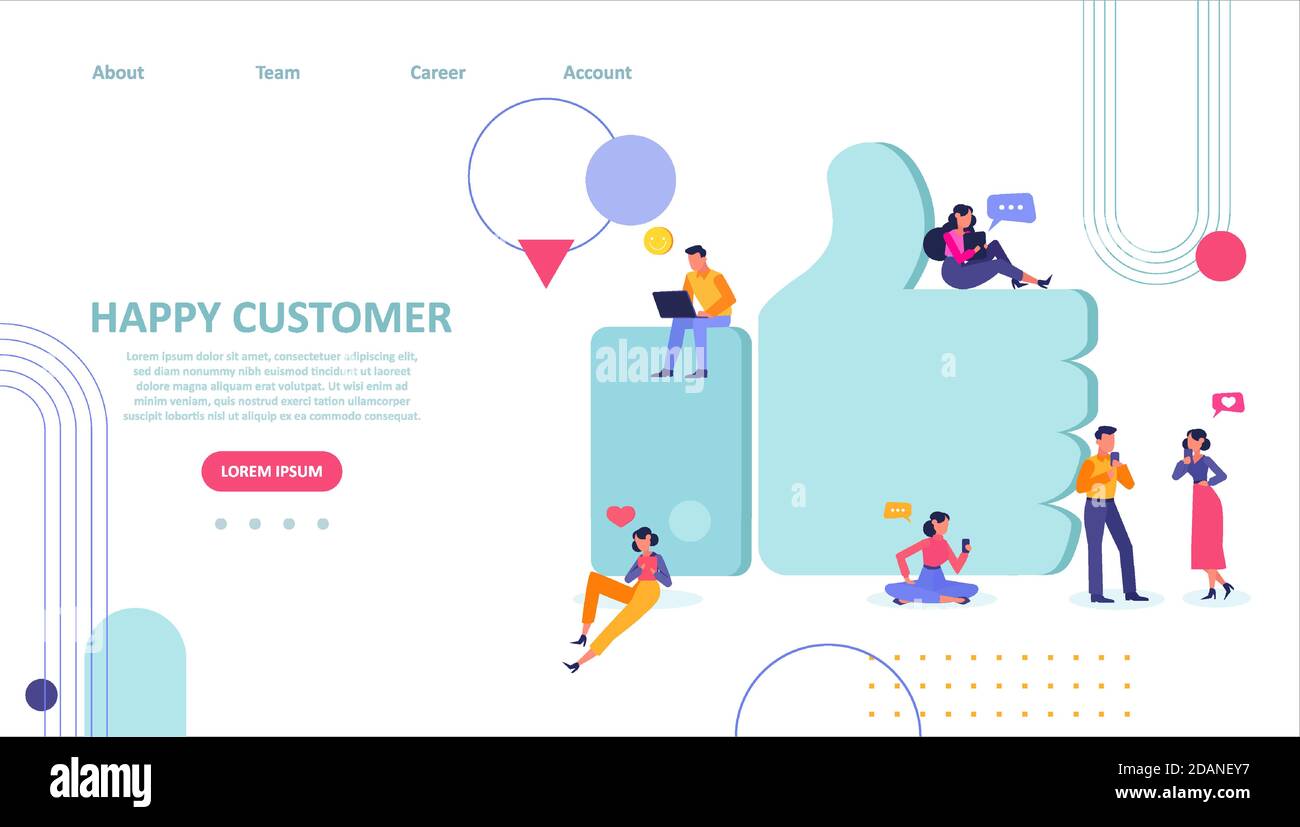 Woman thumb up on Stock Vector Images - Alamy