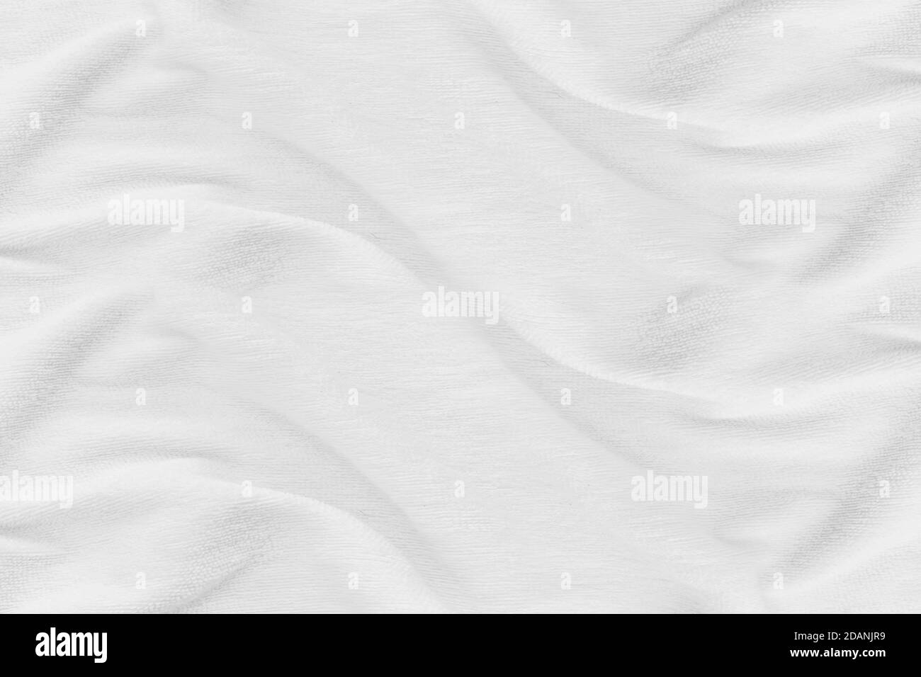 Close-up of white fabric texture background. Abstract crumpled cloth ...