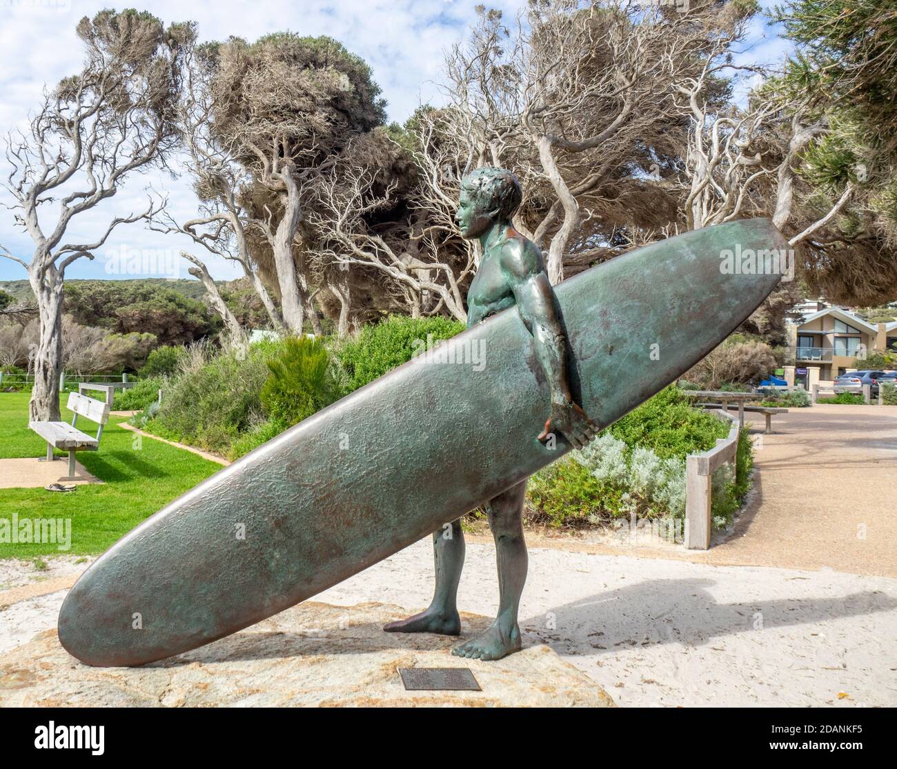 Surfer surfboard statue sculpture hi-res stock photography and images ...