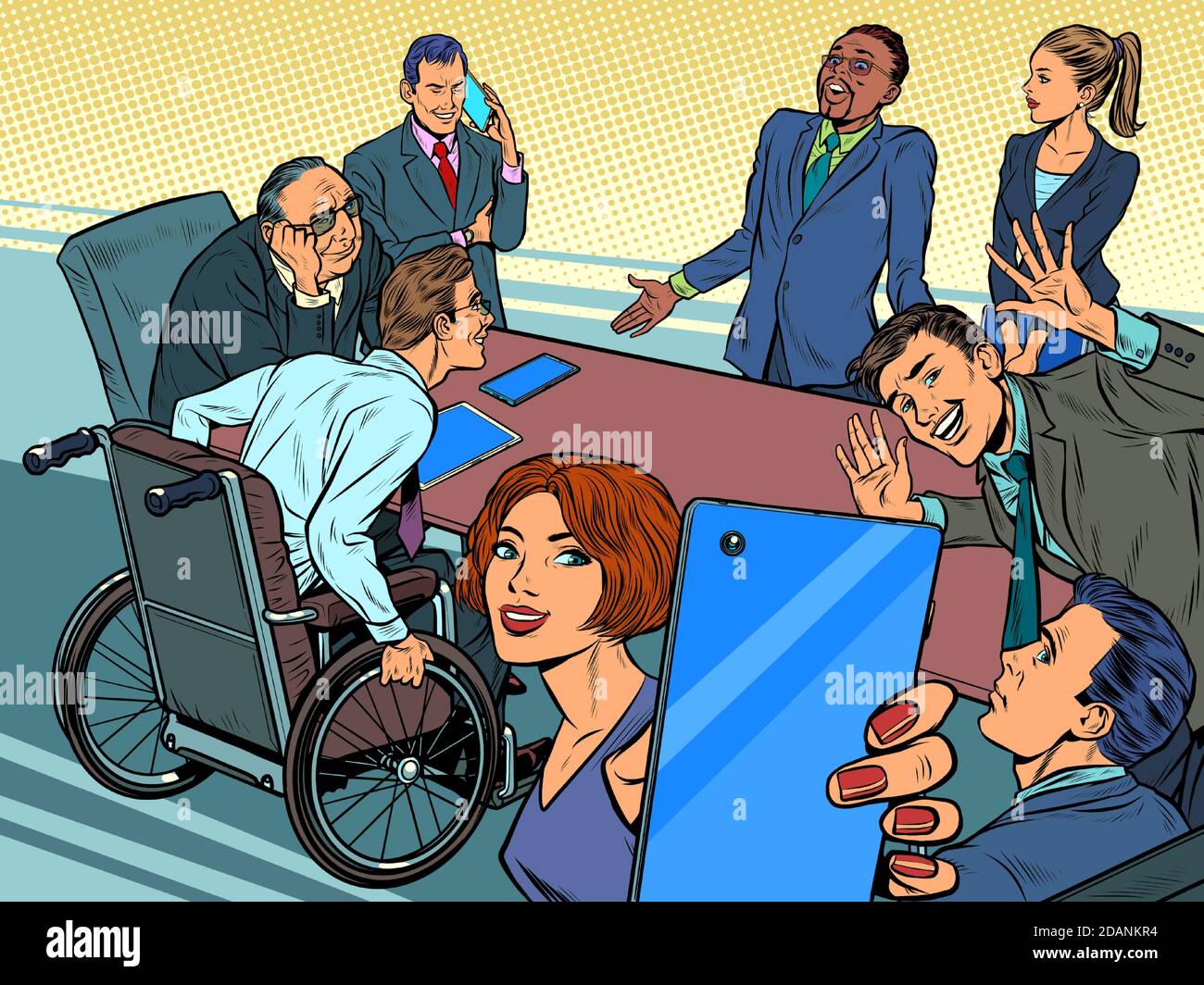 Inclusivity cartoon Stock Vector Images - Alamy