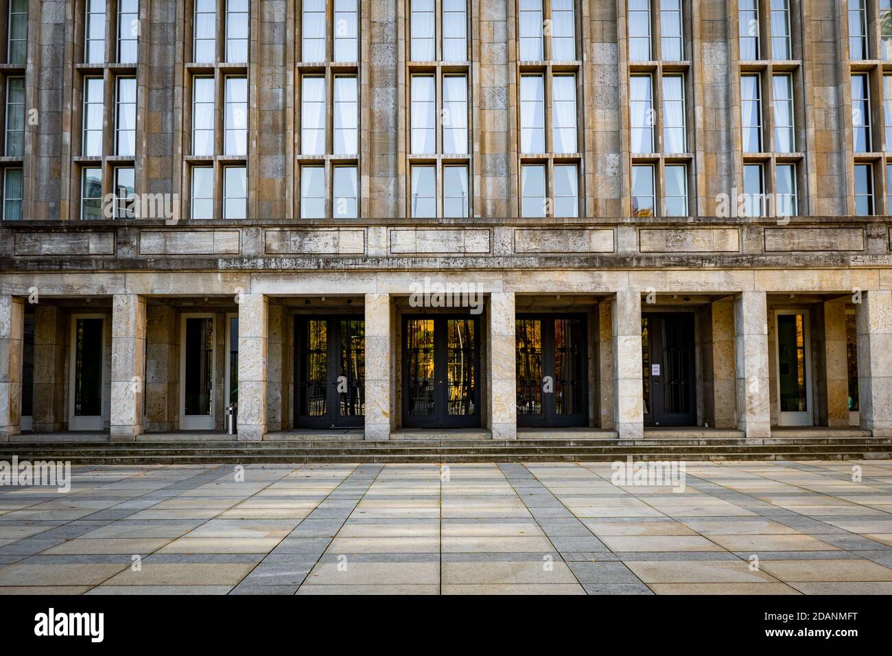 facade of an old ddr building Stock Photo - Alamy