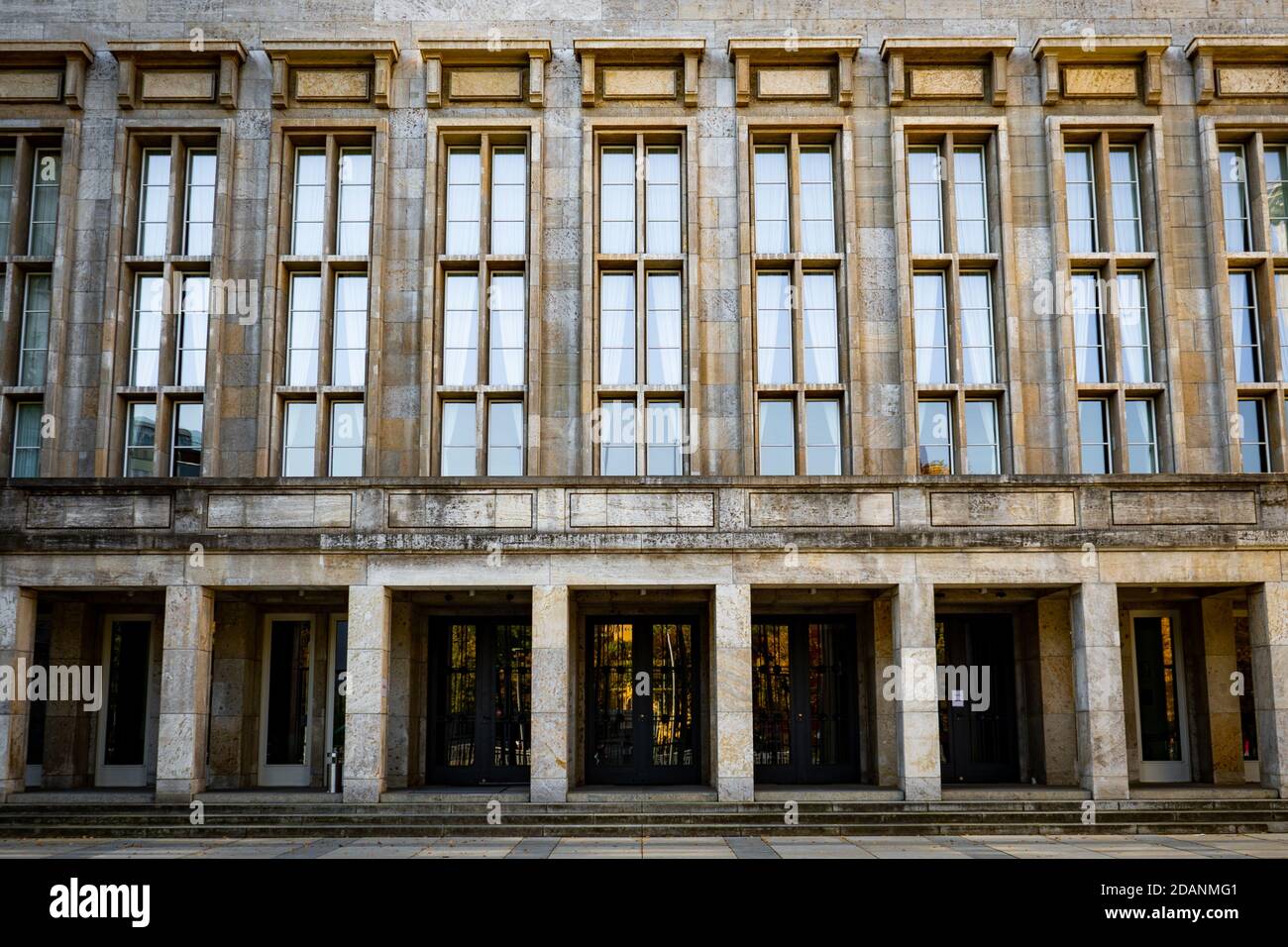 facade of an old ddr building Stock Photo - Alamy
