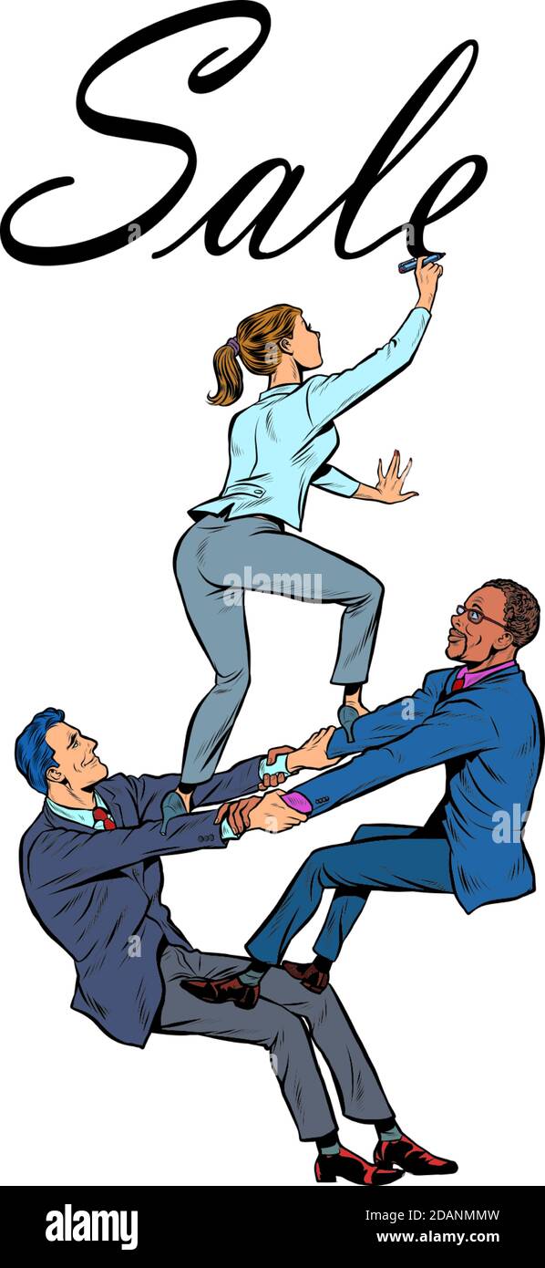 Sales cartoon hi-res stock photography and images - Alamy