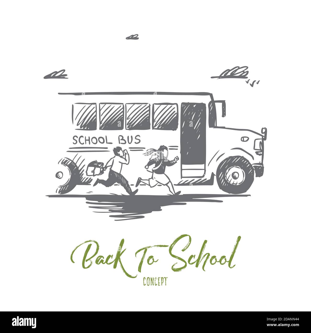 Back to school rush hi-res stock photography and images - Alamy