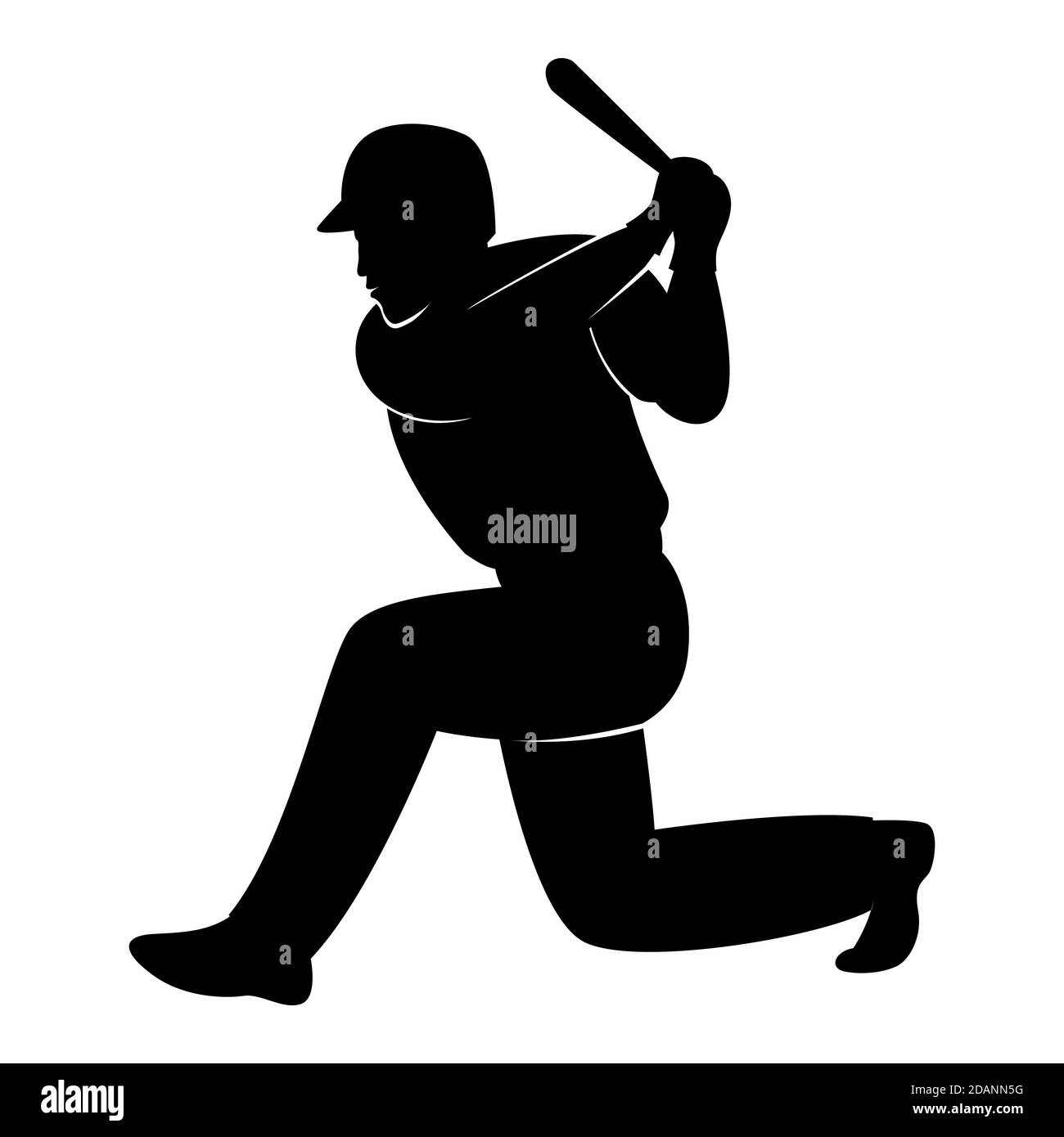 Baseball home plate view Cut Out Stock Images & Pictures - Alamy