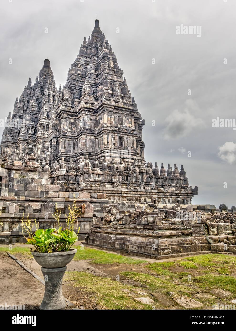 Prambanan temple sunset hi-res stock photography and images - Alamy
