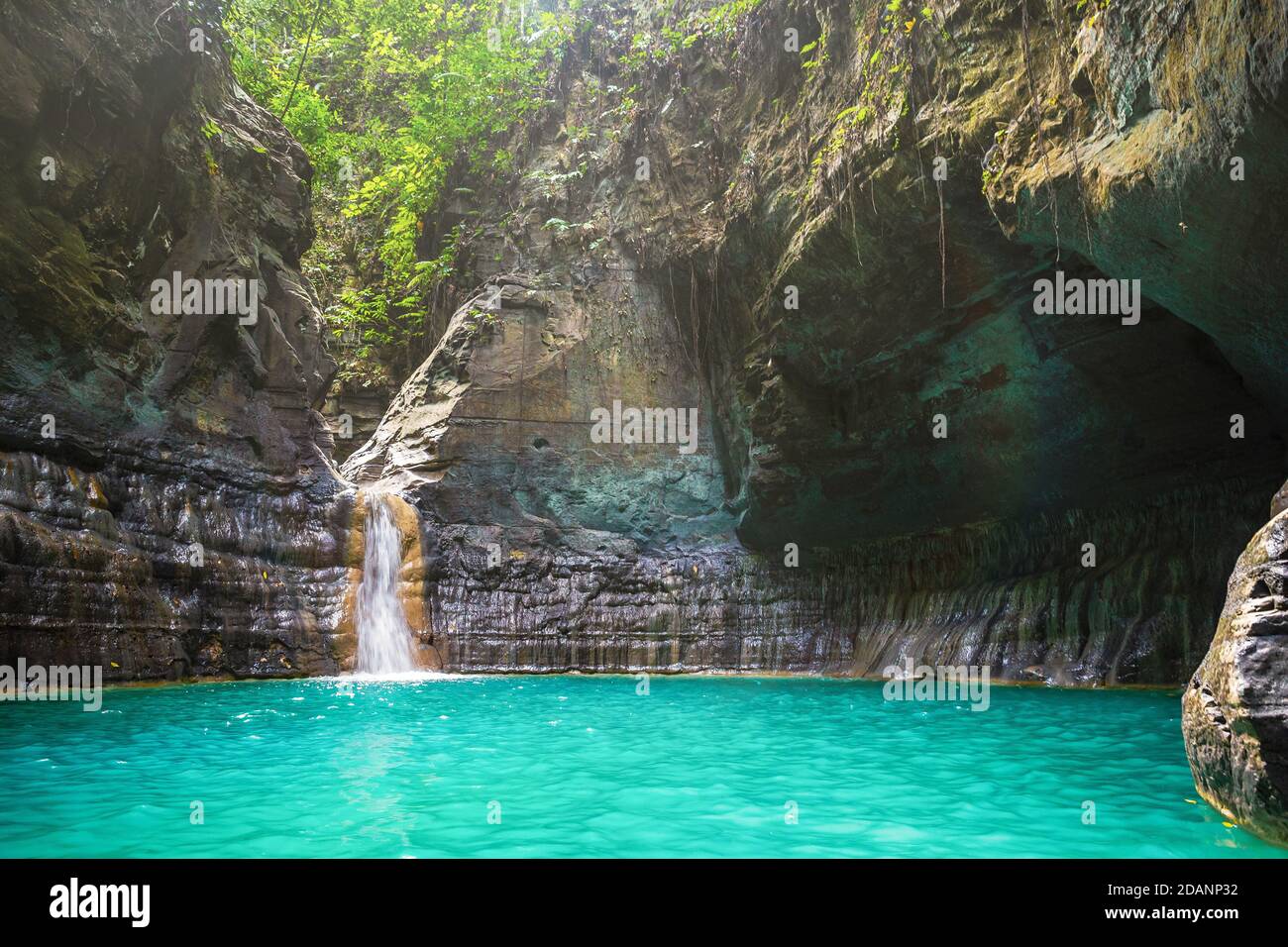 The beautiful waterfall of sumba island Stock Photo - Alamy