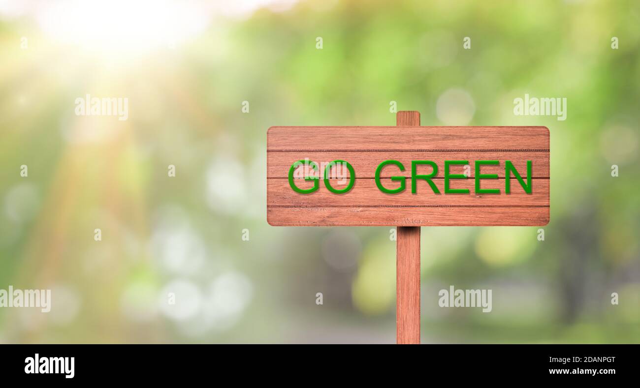 Go Green Sign