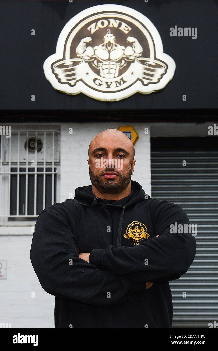 Andreas Michli at his Zone Gym in Wood Green, north London. The 34-year ...