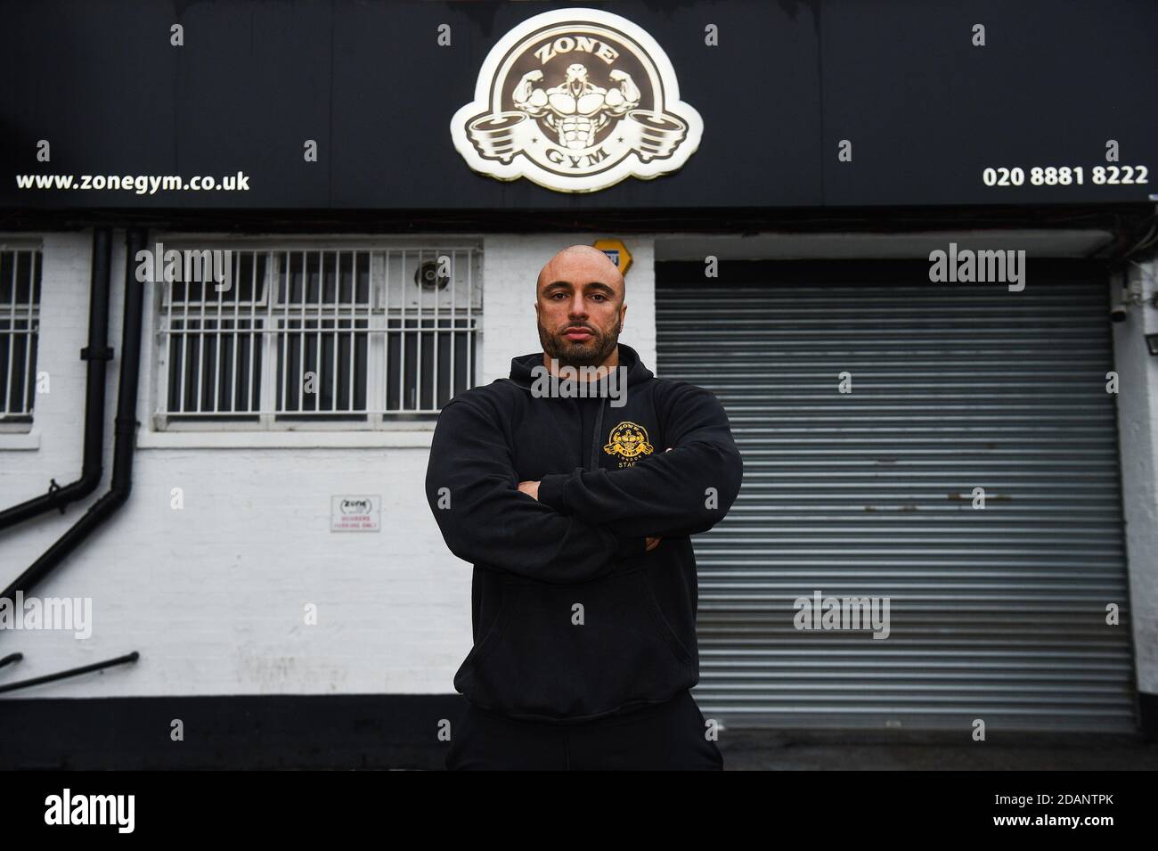 Andreas Michli at his Zone Gym in Wood Green, north London. The 34-year ...