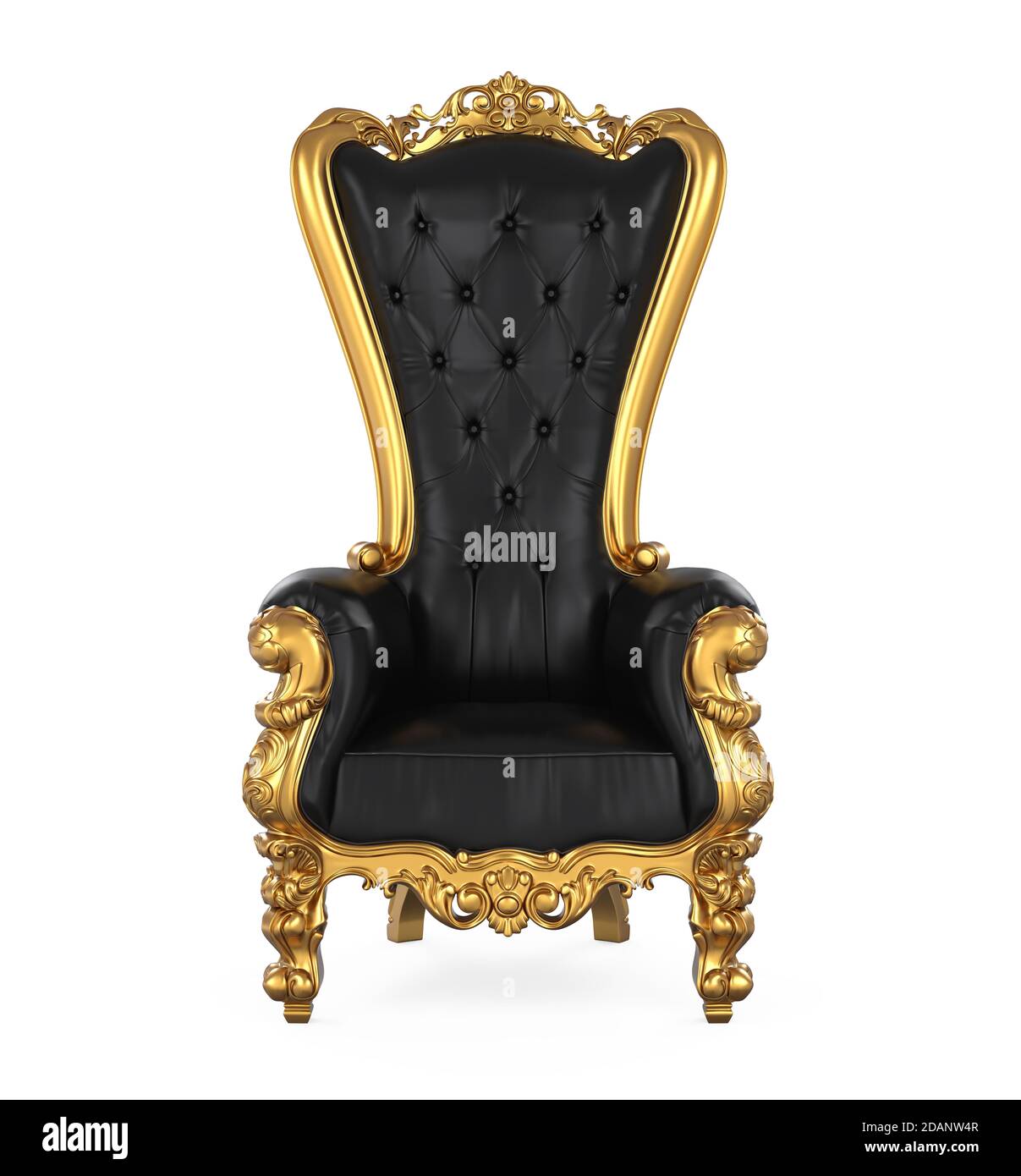 Throne Chair Isolated Stock Photo - Alamy