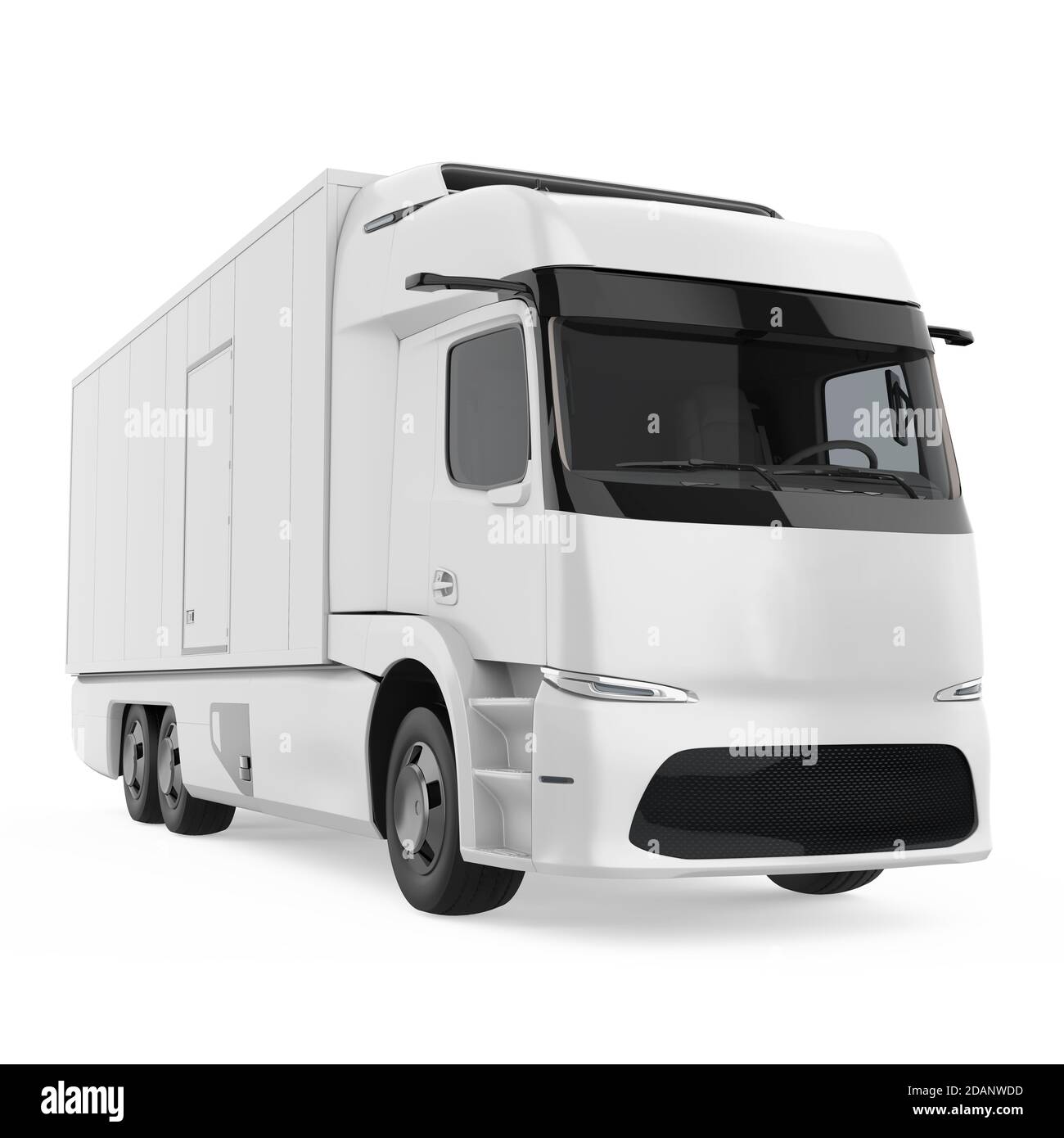 Delivery Truck Isolated Stock Photo - Alamy