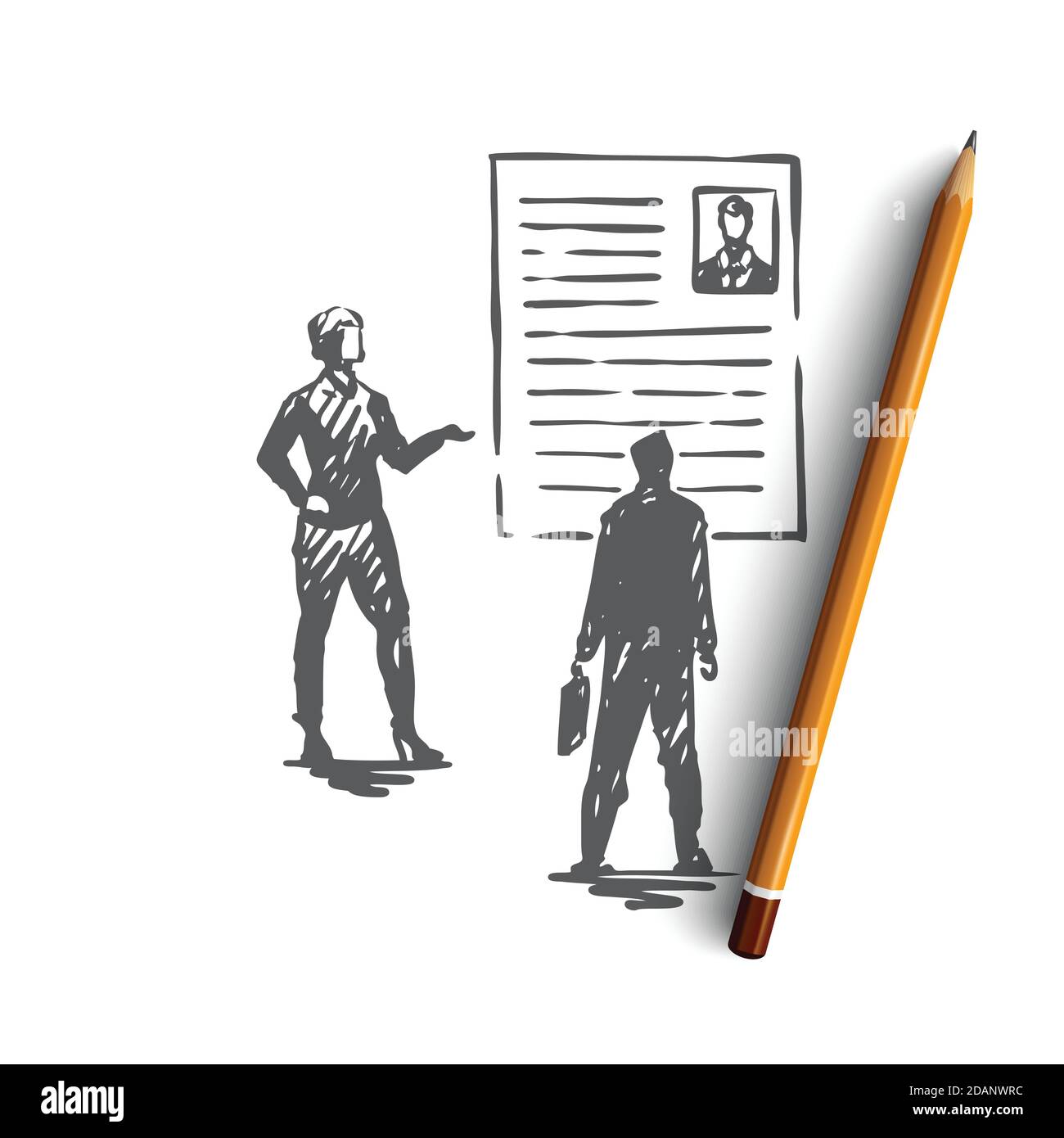 Employment employee Stock Vector Images - Alamy