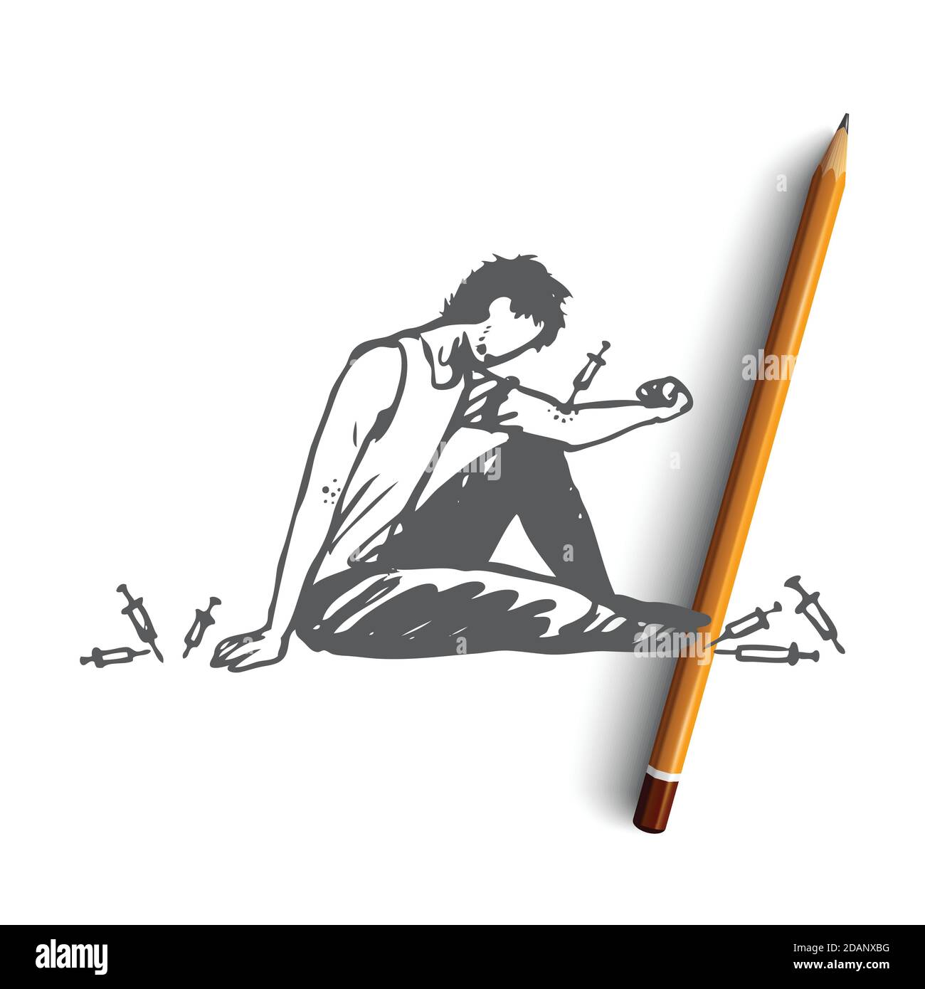 Crack addict Cut Out Stock Images & Pictures - Alamy