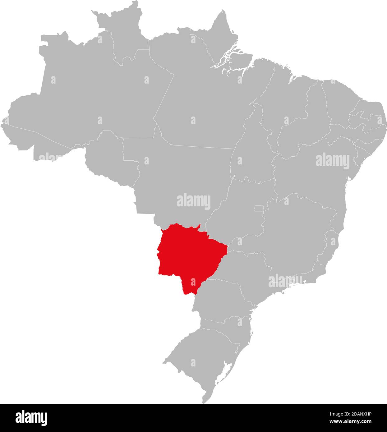 Mato Grosso Plateau Map