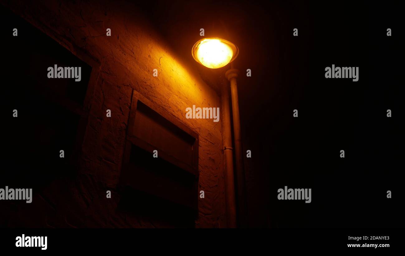 Broken street light hi-res stock photography and images - Alamy