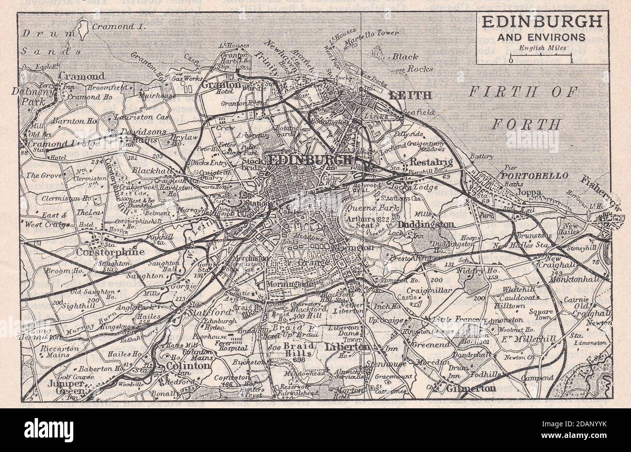 Firth of forth map hi-res stock photography and images - Alamy