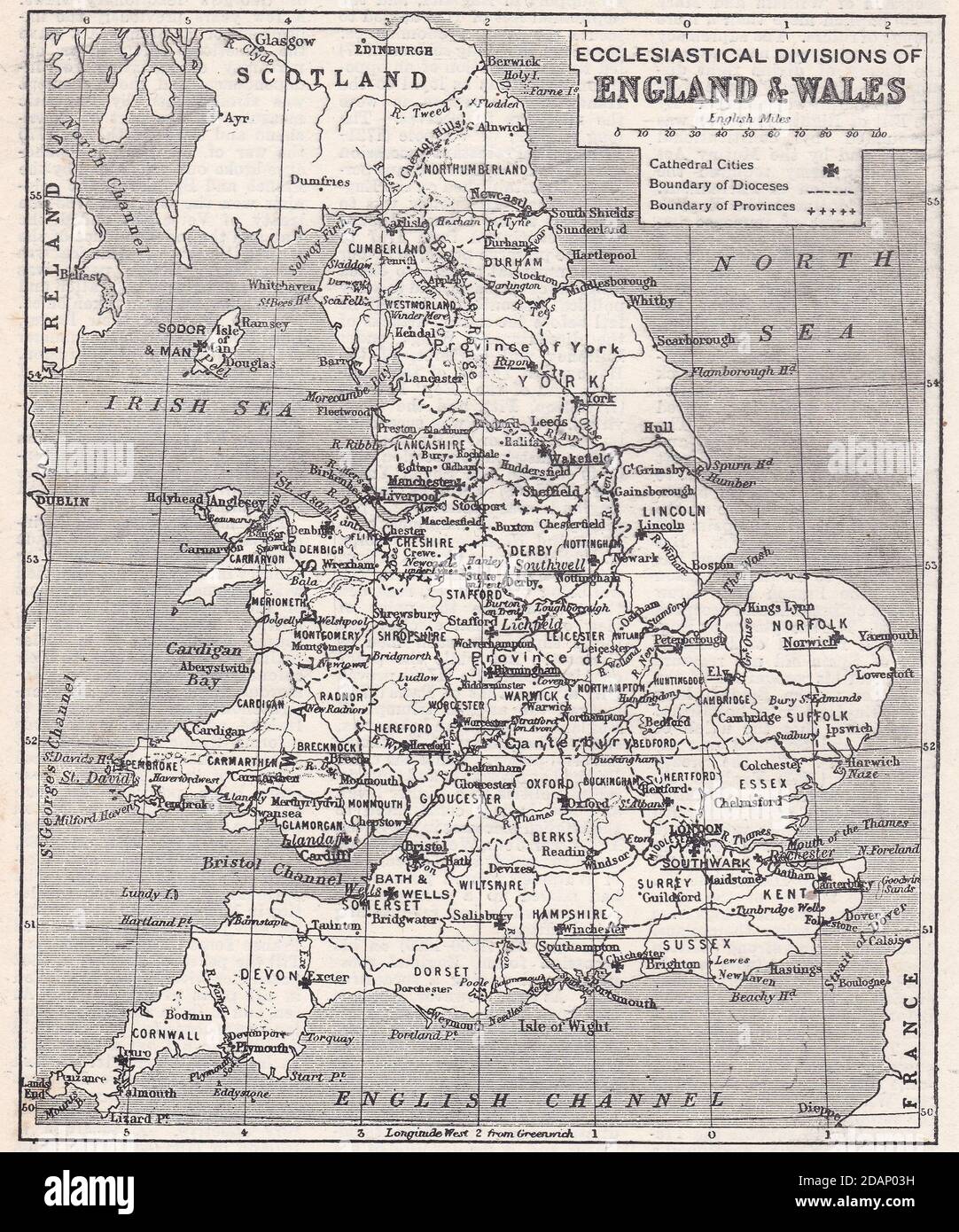 Dioceses map hi-res stock photography and images - Alamy
