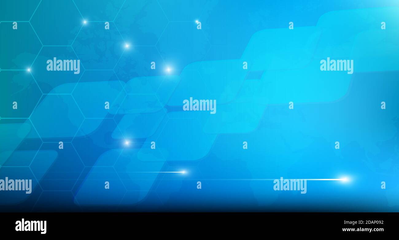 Abstract blue tech background. Cybersecurity technologies, personal ...