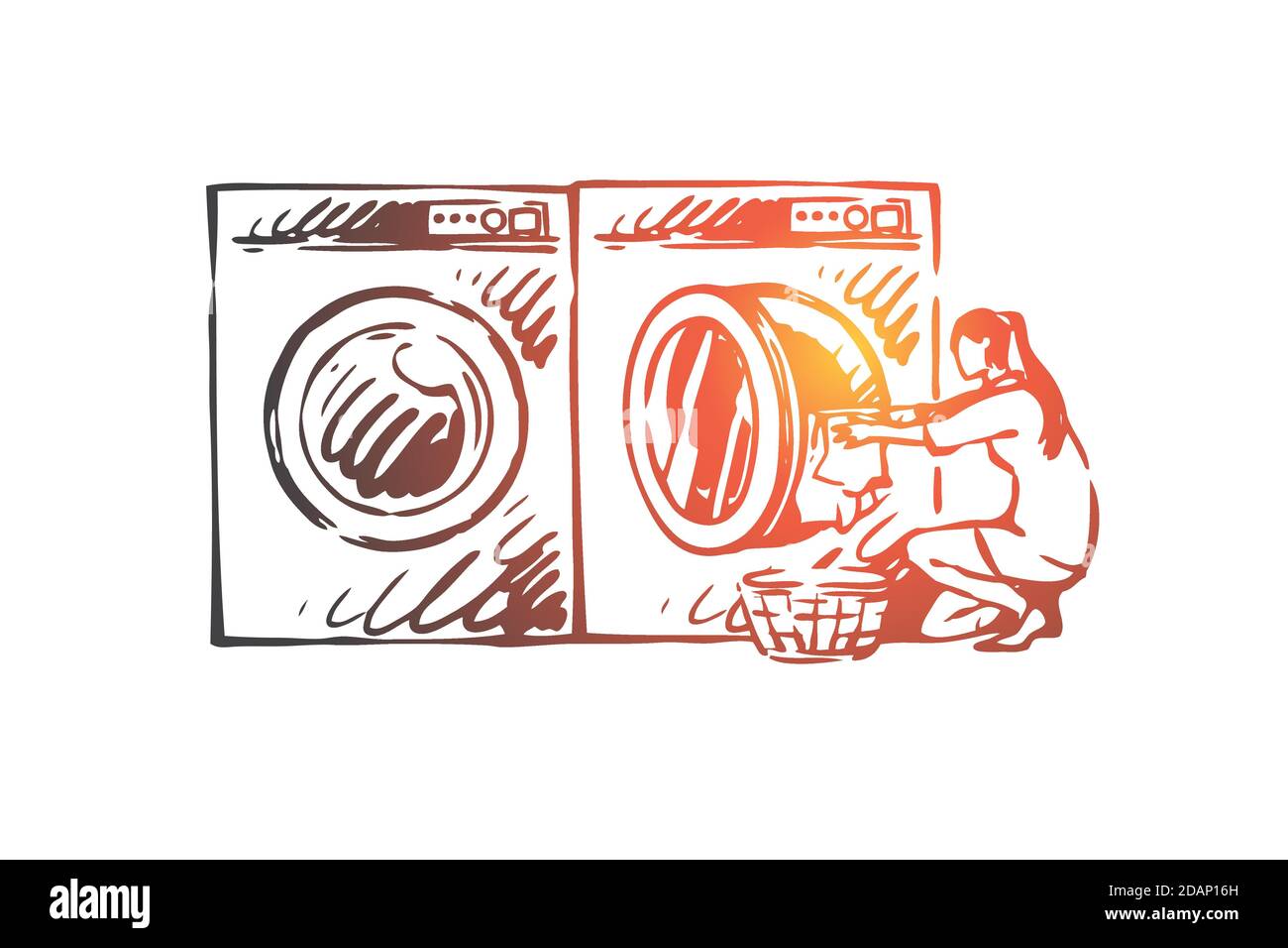 White washing machine icon shadow Stock Vector Images - Alamy