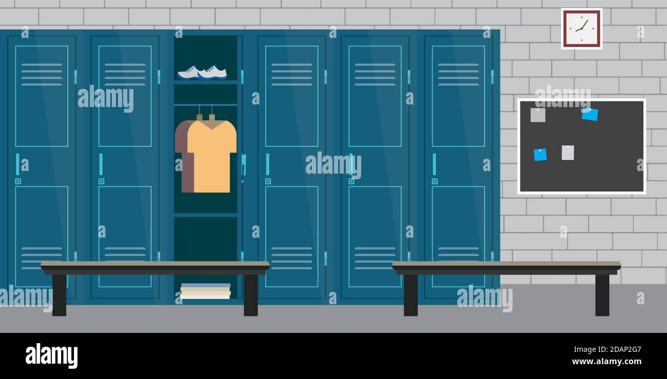 Changing clothes woman locker room hi-res stock photography and images ...