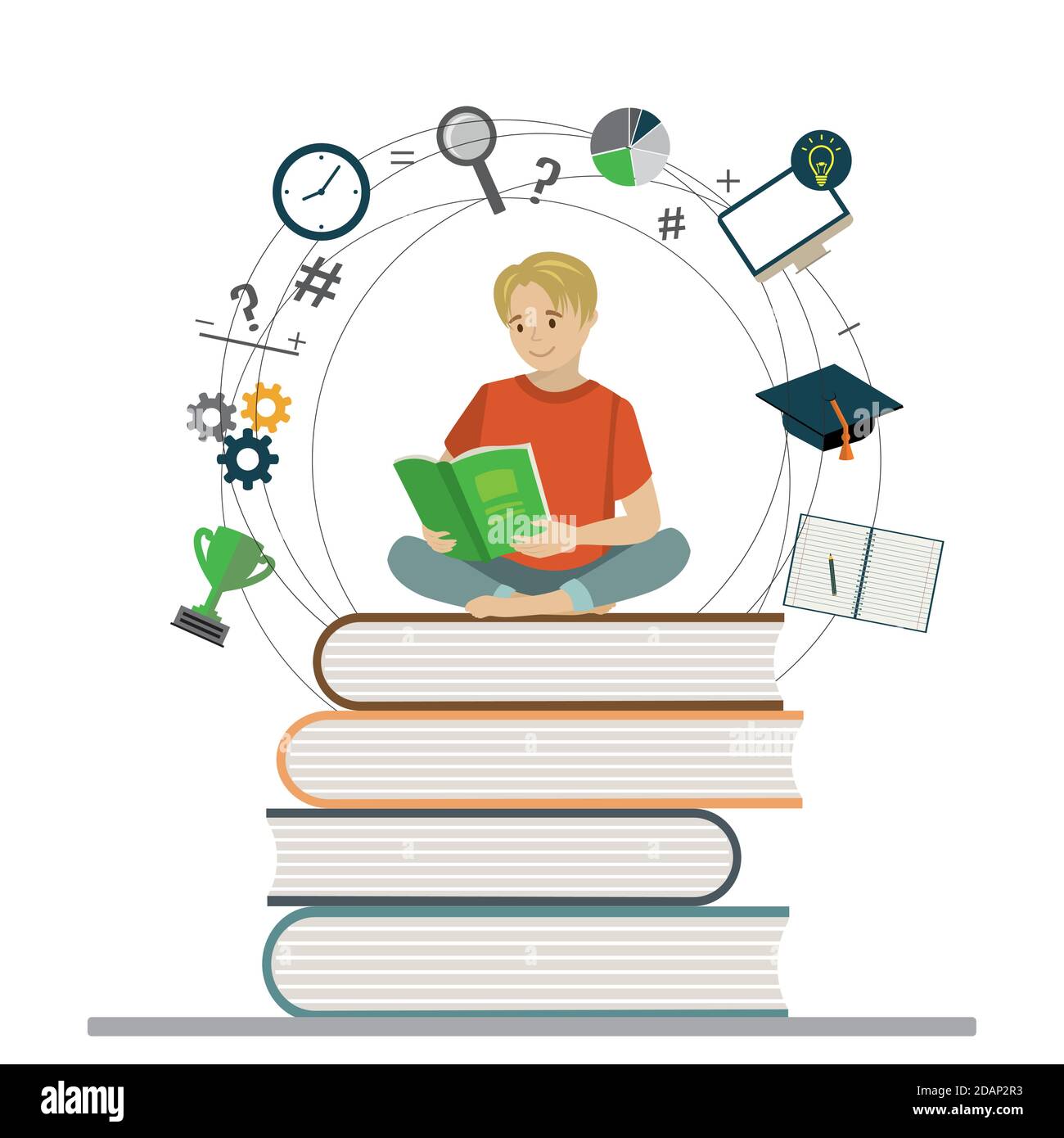 Books to read Stock Vector Images - Alamy