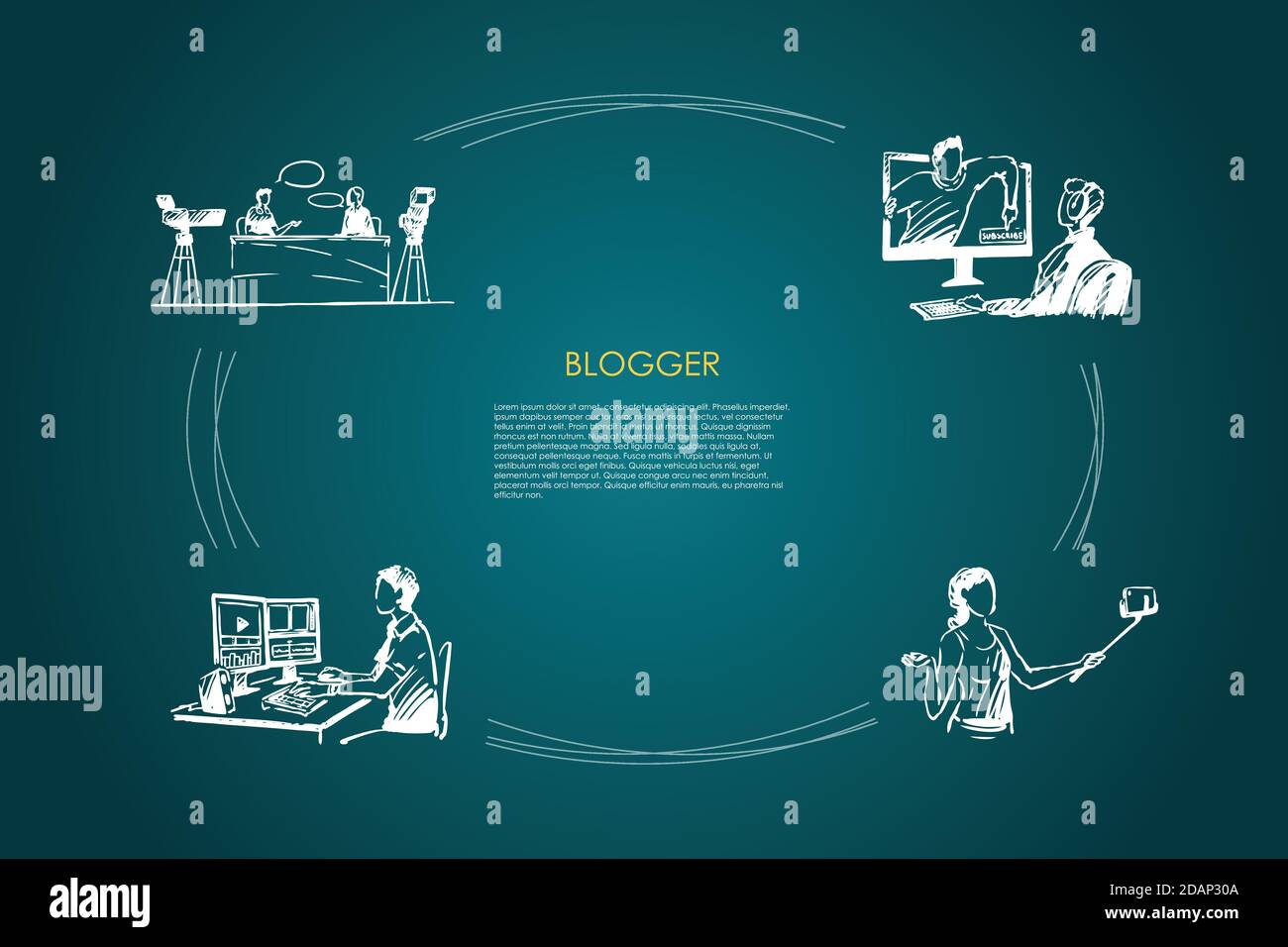 Digital editing program Stock Vector Images - Alamy