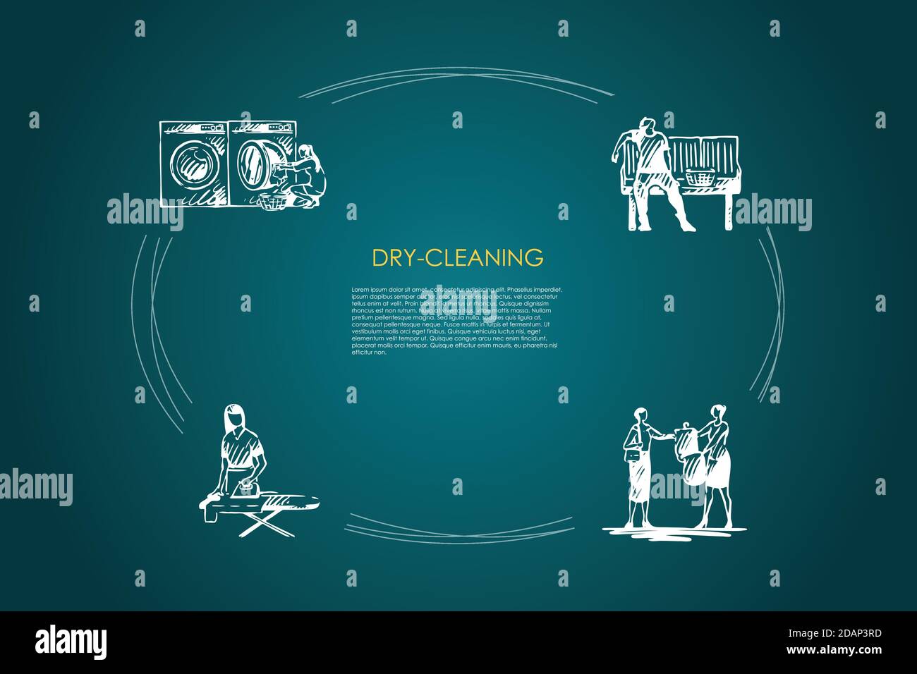 Dry-cleaning - ironing, chemical cleaning, machine washing, drying ...