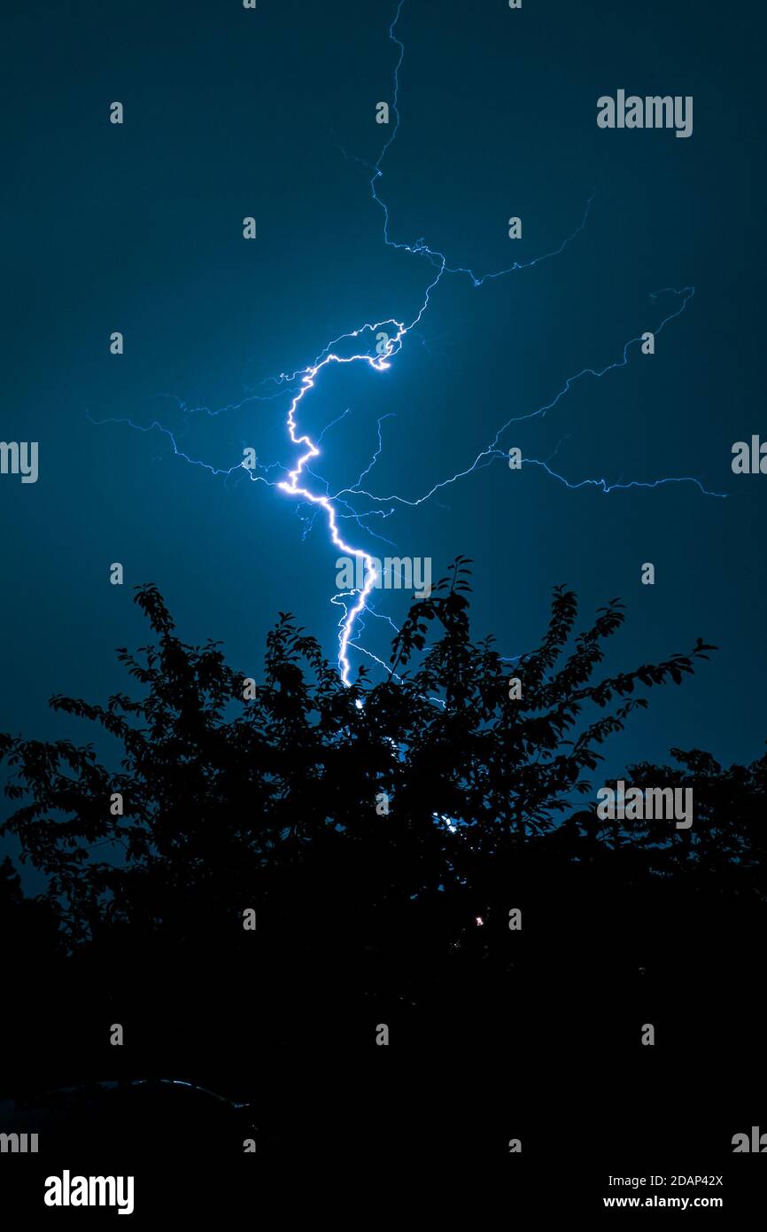 Lightning bolt of energy hi-res stock photography and images - Alamy