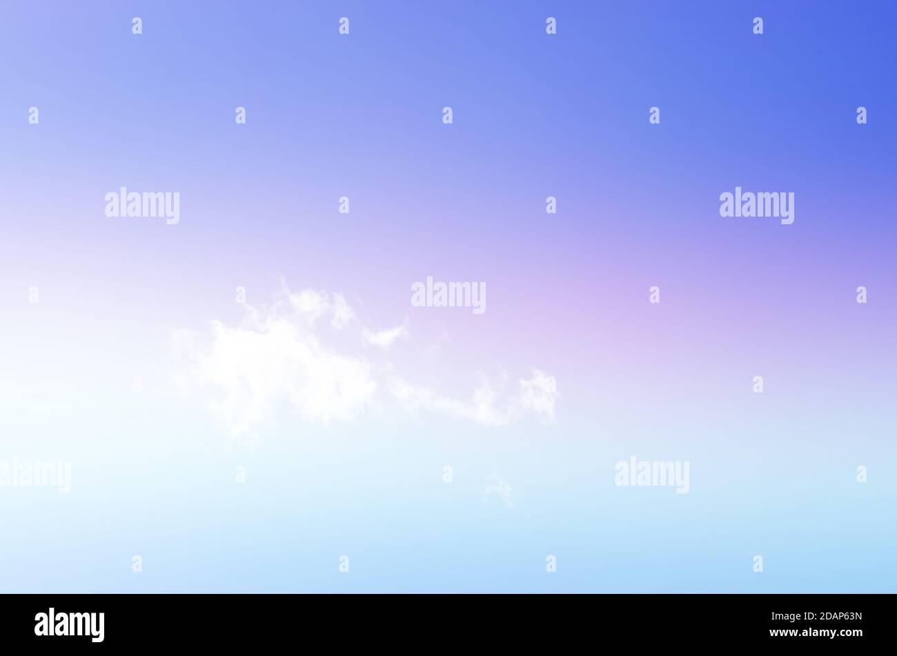 Beautiful blue and pinkish sky with faint and scattered clouds Stock ...