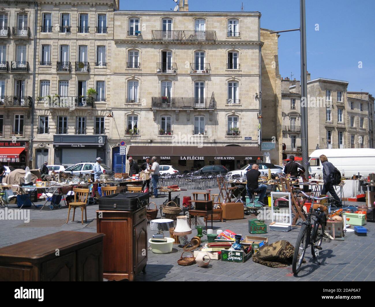 Bordeaux Street market Stock Photo - Alamy
